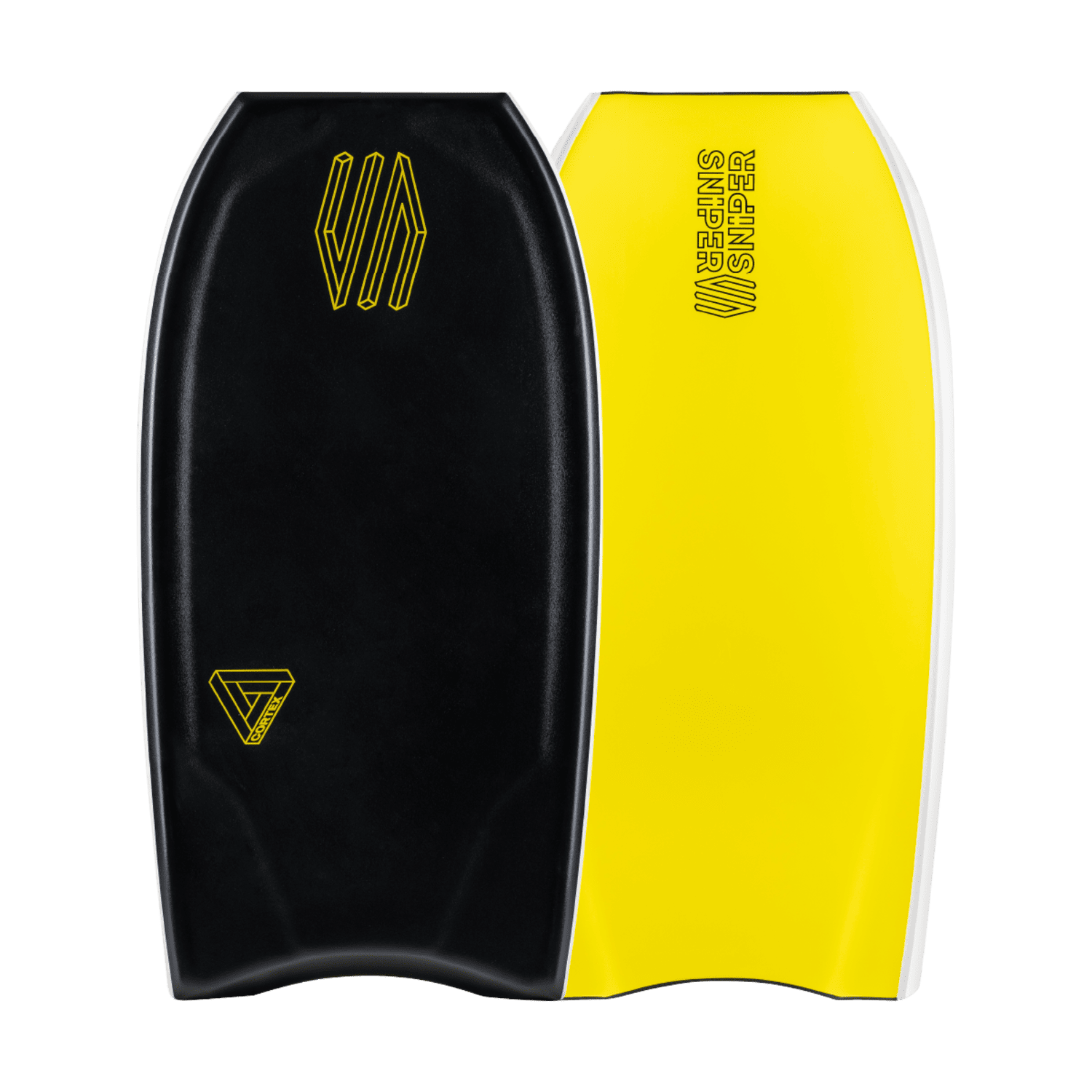 CORTEX PE FLEX Black / Yellow - Improve Series Bodyboard – Sniper ...